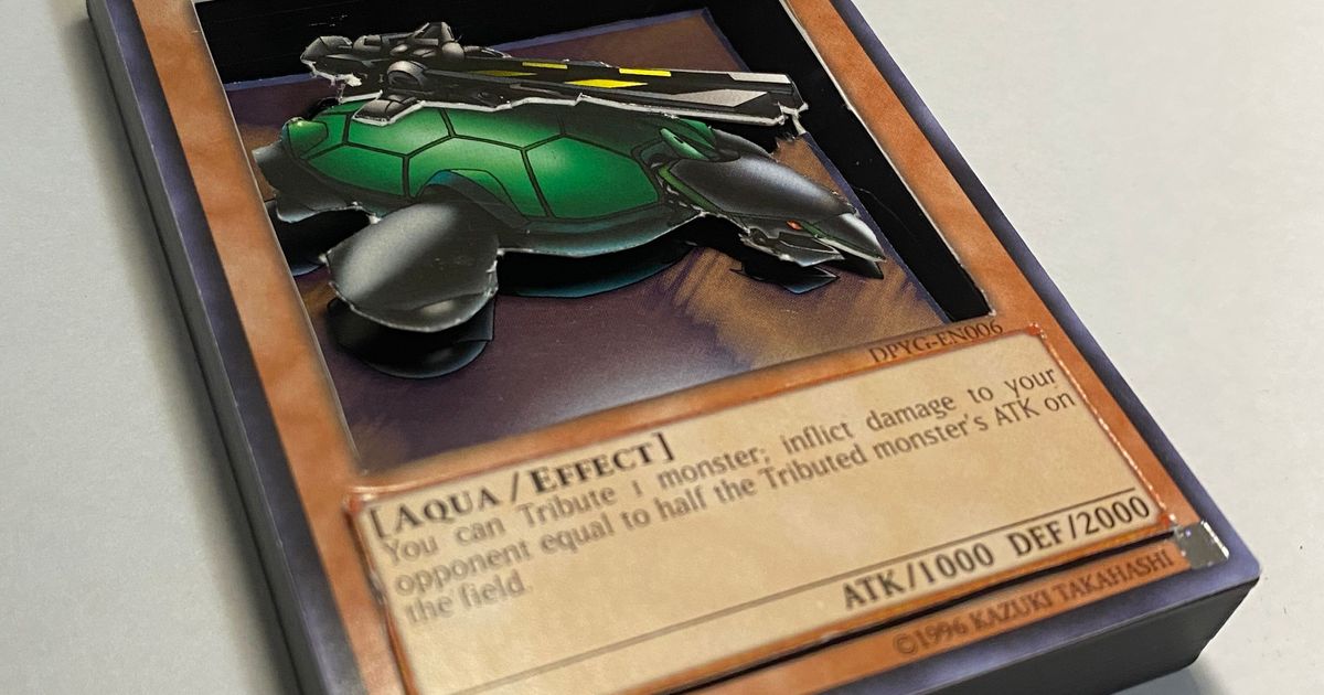 Diy 3d Yugioh Cards Por Alex Kuntz Descargar Modelo Stl Gratuito