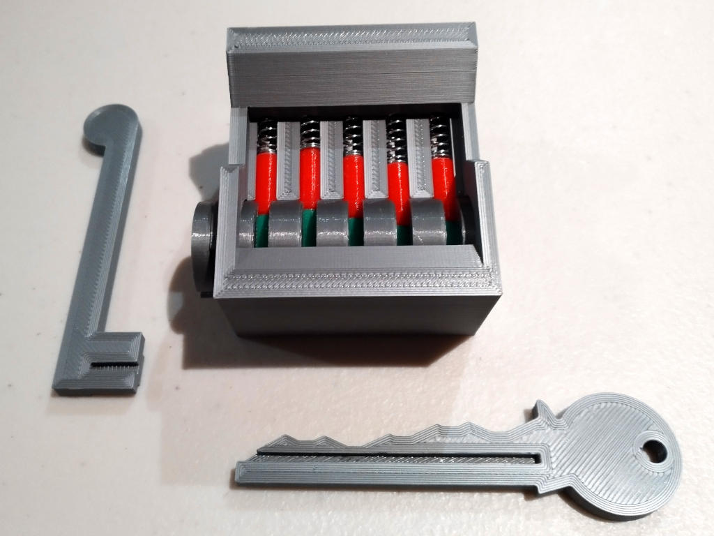 Cutaway Lock - Tensioner by Gael Lafond | Download free STL model ...