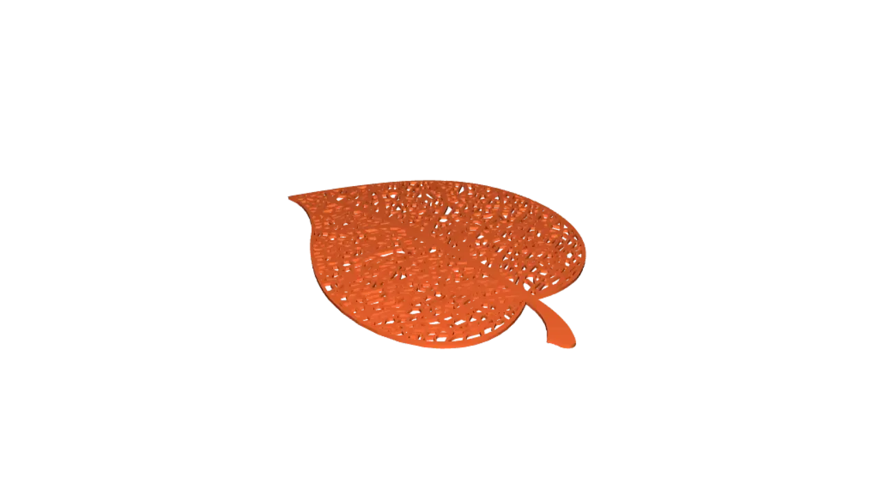 Leaf skeleton by Gael Lafond | Download free STL model | Printables.com
