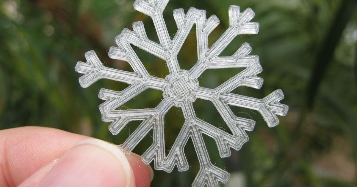 Snowflake challenge by Gael Lafond | Download free STL model ...