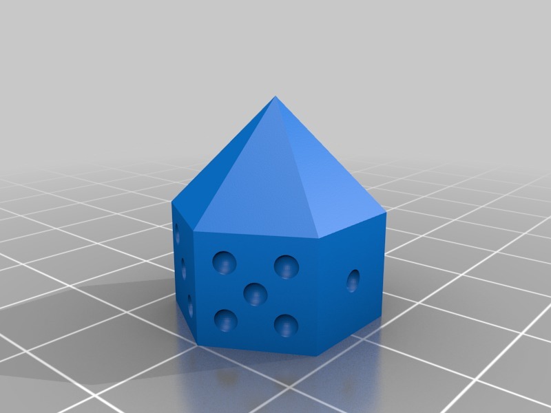 Spin-top dice by Gael Lafond | Download free STL model | Printables.com