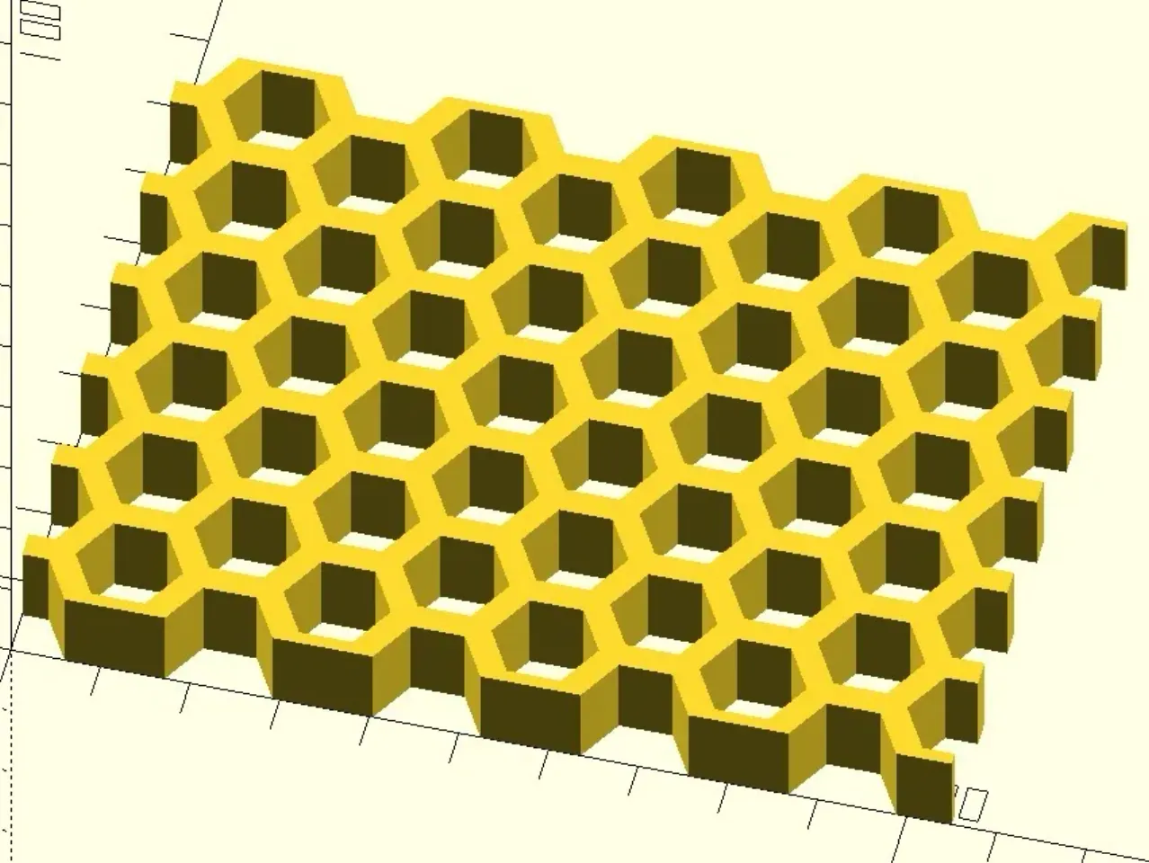 Honeycomb library (OpenSCAD) by Gael Lafond | Download free STL model | Printables.com