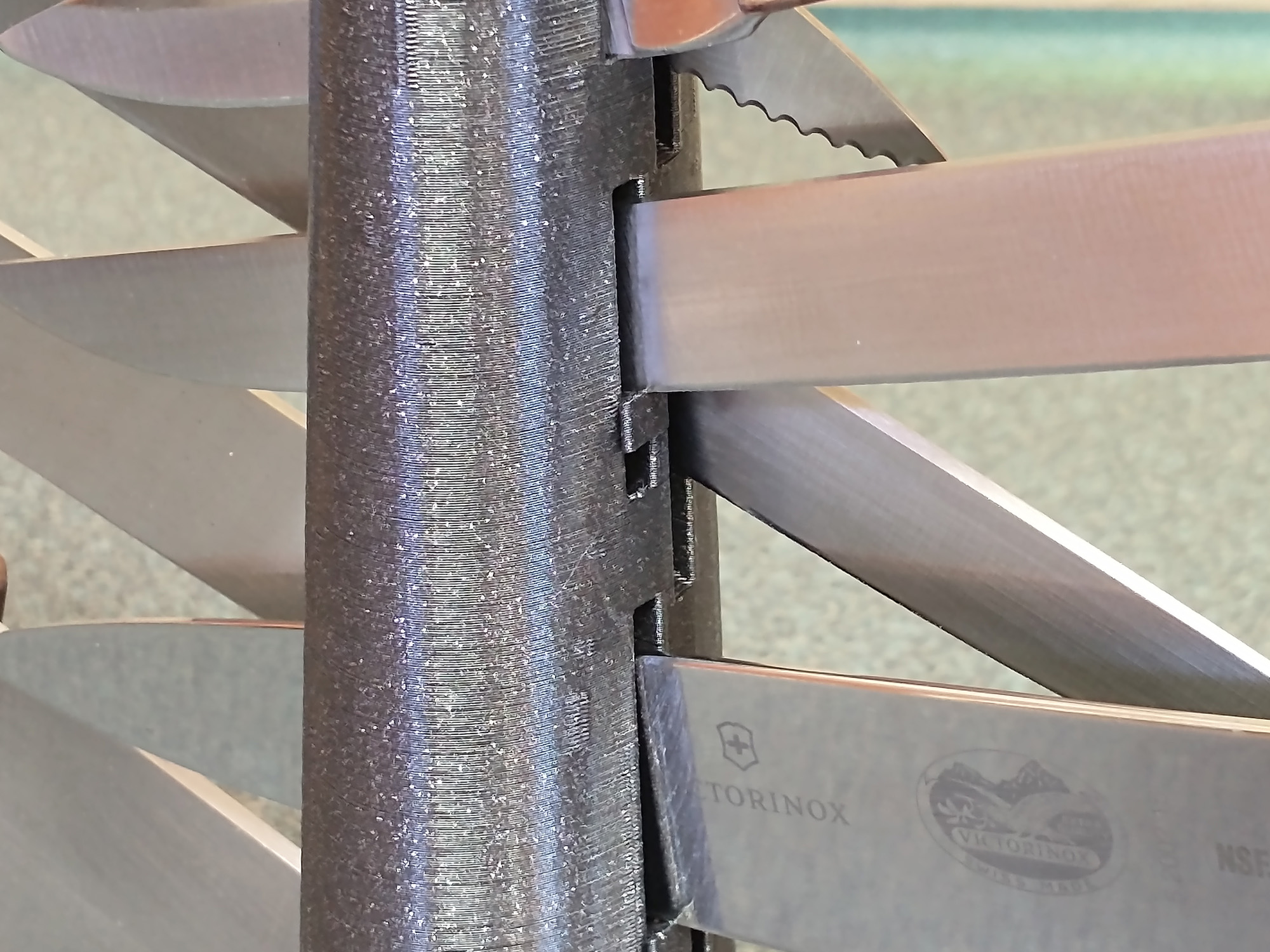 Flying Daggers Knife Holder by LoboCNC | Download free STL model ...