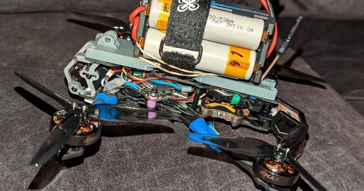 diatone Roma F4 LR Li-Ion mount with Runcam Thumb adapter. by Mupshot ...