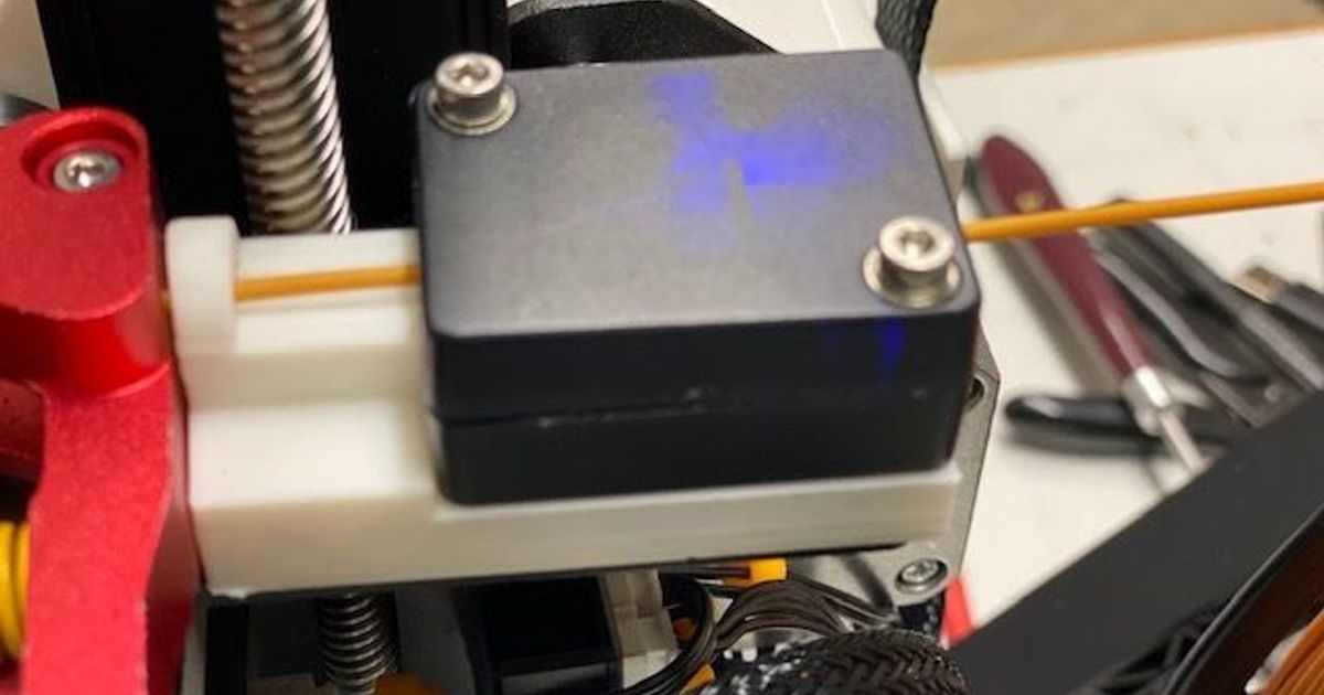 Creality CR-6 SE filament guide for dual Gear Extruder by Lusbueb ...