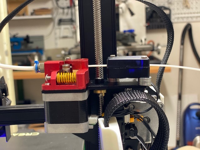 Creality CR-6 SE filament guide for dual Gear Extruder by Lusbueb ... Creality CR-6 SE filament guide for dual Gear Extruder by Lusbueb ...