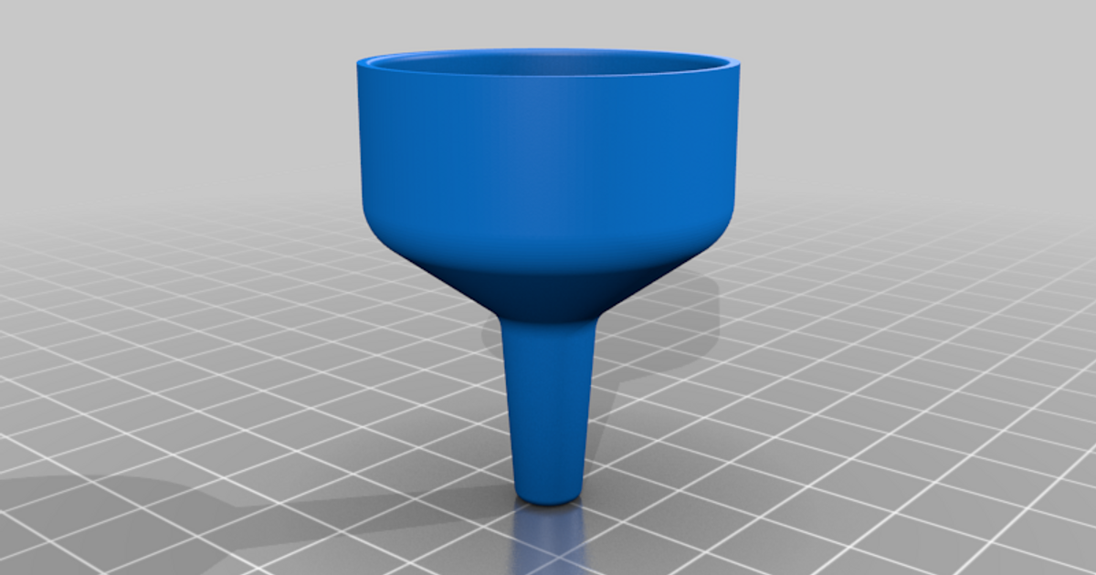 Hip Flask Funnel by gavin | Download free STL model | Printables.com