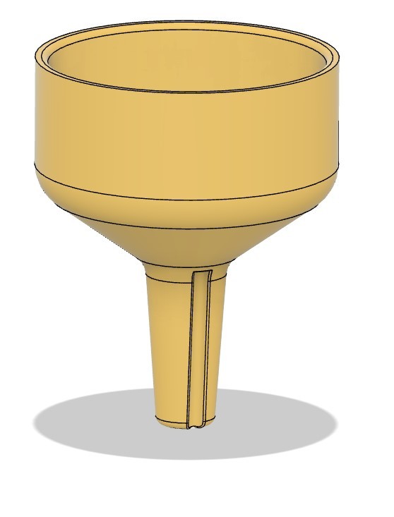 Hip Flask Funnel by gavin | Download free STL model | Printables.com