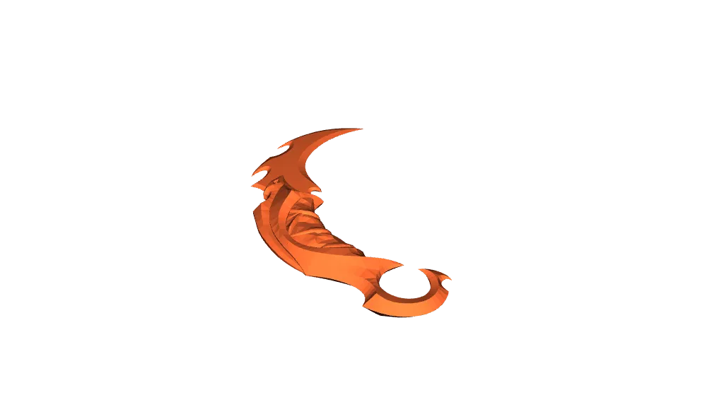 reaver karambit 2.0 valorant FIXED by Matyáš Flek | Download free STL ...