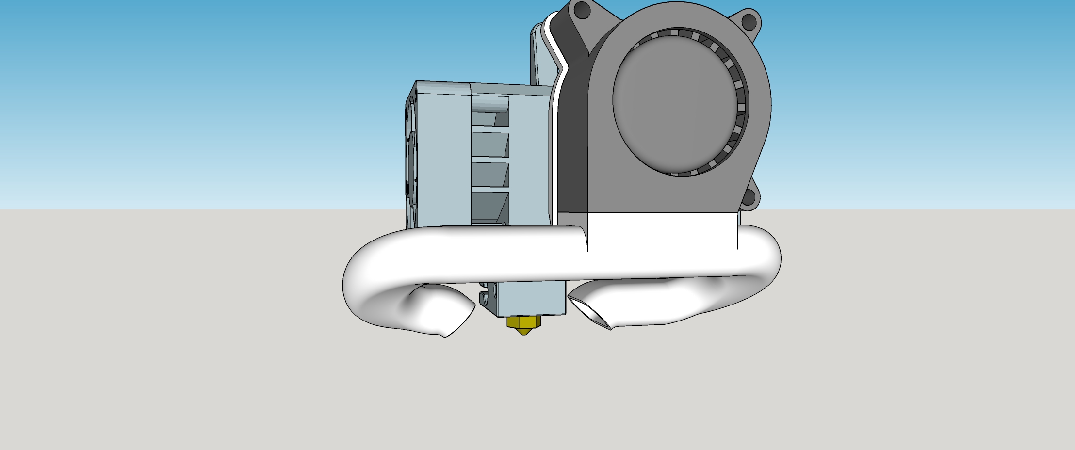Biqu h2 4020 fan duct by Michael | Download free STL model | Printables.com