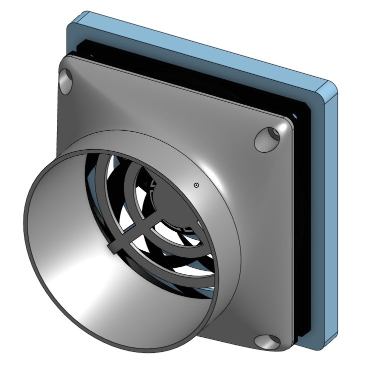 120mm fan fume extractor by mothdotmonster | Download free STL model ...