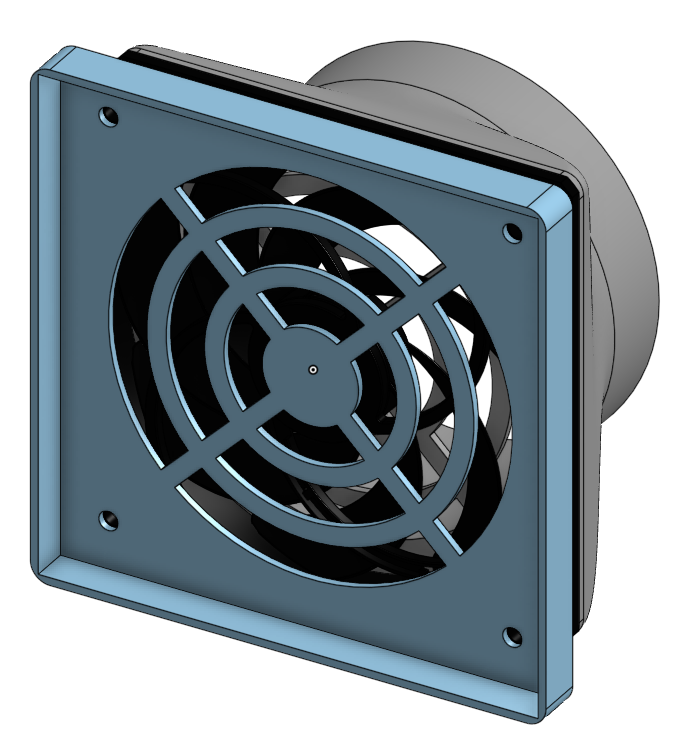 120mm fan fume extractor by mothdotmonster | Download free STL model ...