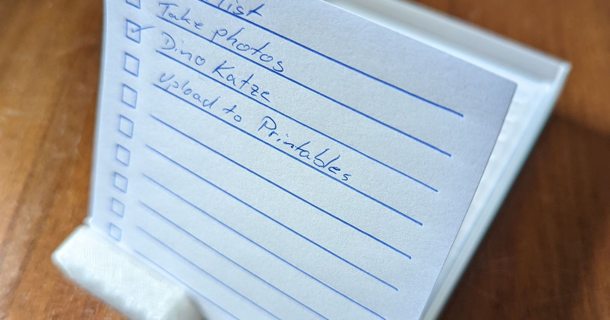 Todo List Assistant / Notes Organizer by JayPiKay | Download free STL ...