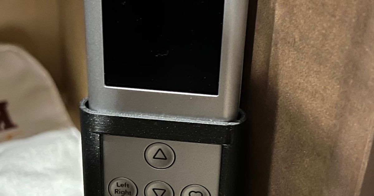 Sleepnumber Mattress control holder by CeptoRIder | Download free STL ...