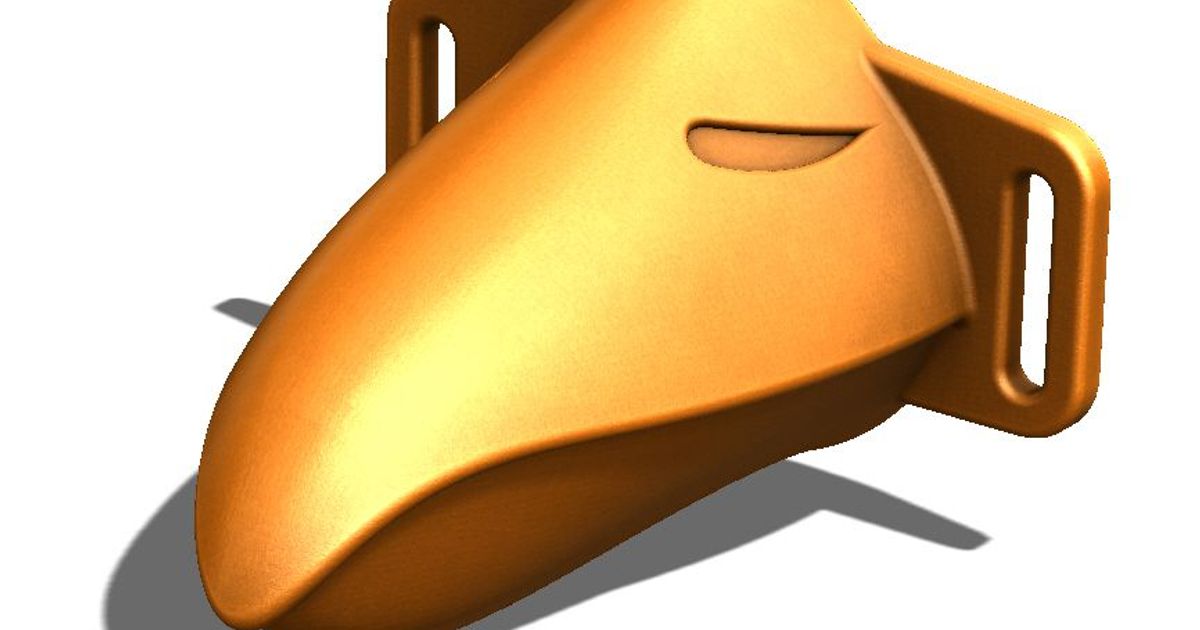 Birdman Beak mask by bsurfn99 | Download free STL model | Printables.com