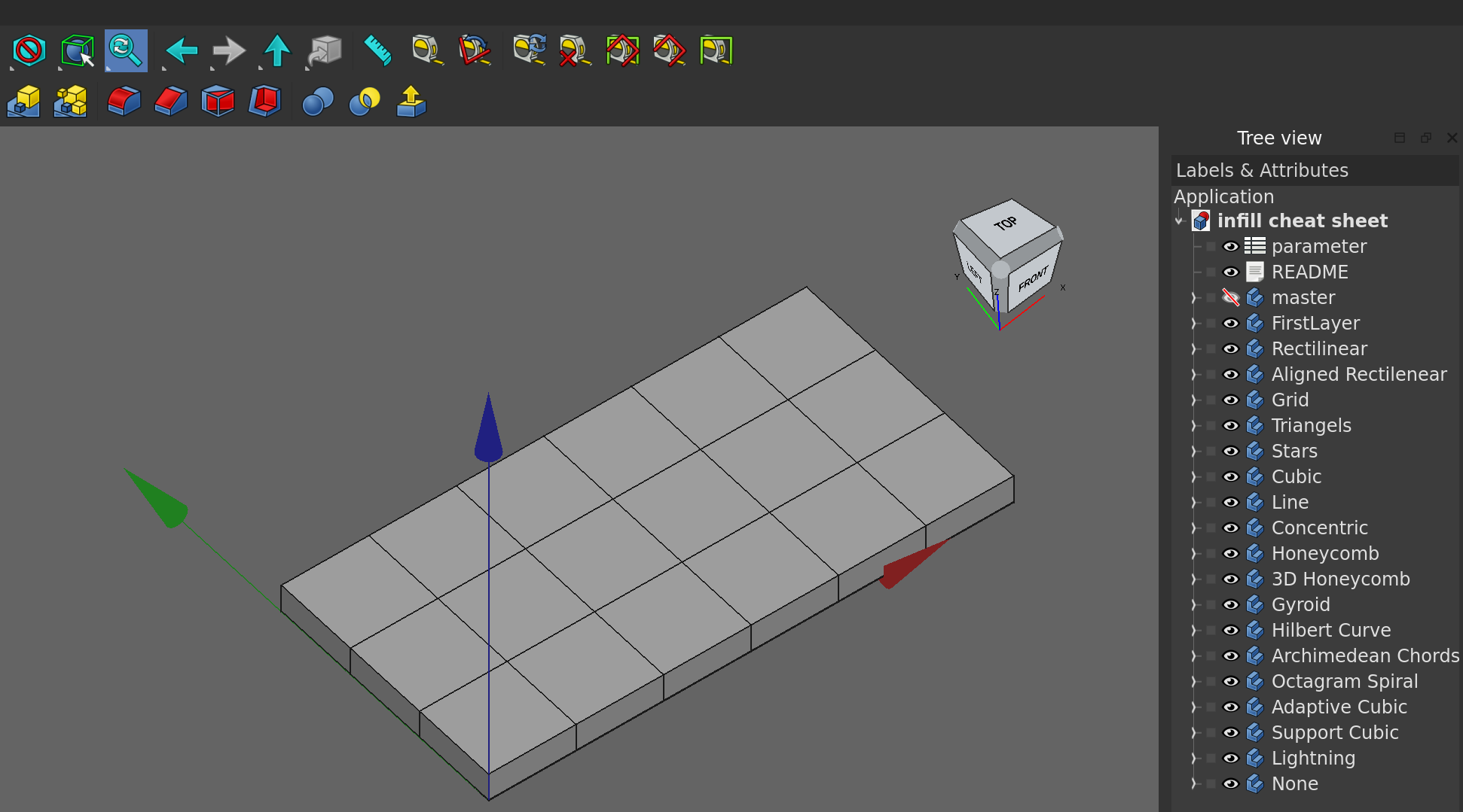infill cheat sheet by yahbluez | Download free STL model | Printables.com
