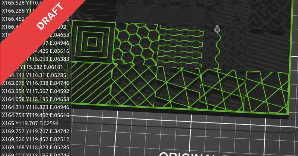 infill cheat sheet by yahbluez | Download free STL model | Printables.com