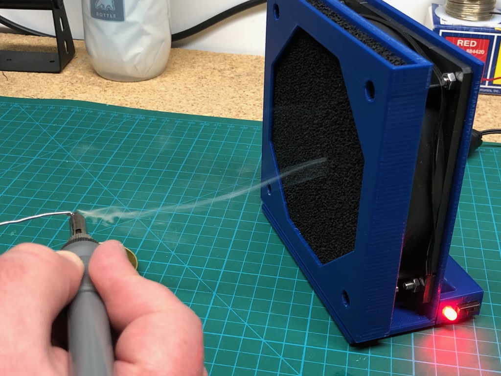 Solder Fume Extractor (120mm fan) by jdriscoll | Download free STL ...