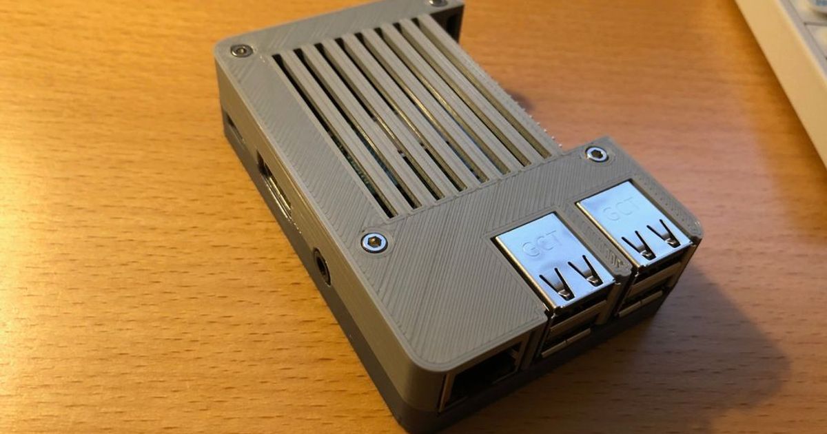 Pi 3 B Case With Gpio Access By Jdriscoll Download Free Stl Model