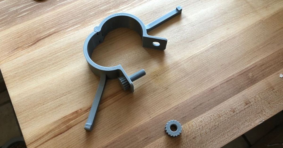 Fully 3D Printed Hinged Clamp With Source by jdriscoll | Download free ...