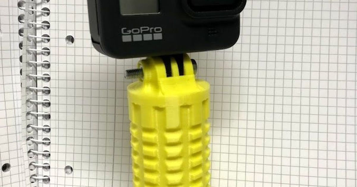 GoPro Grip (Screw On Tripod + Attachments) by BorSho | Download free ...