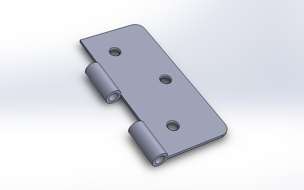 Hinge with pin by Jakub Battlefield | Download free STL model ...