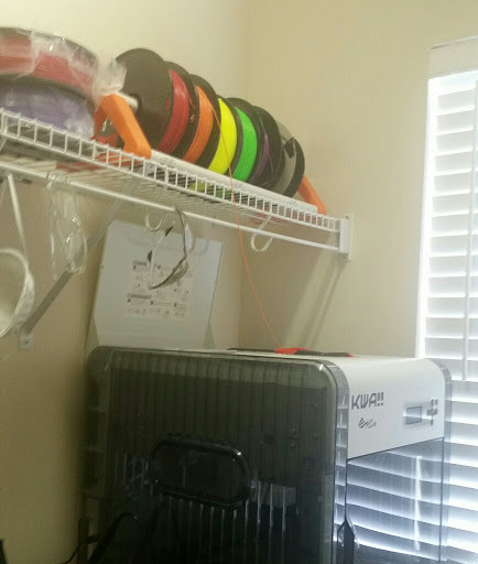 PVC Filament Spool Rack by KWA | Download free STL model | Printables.com