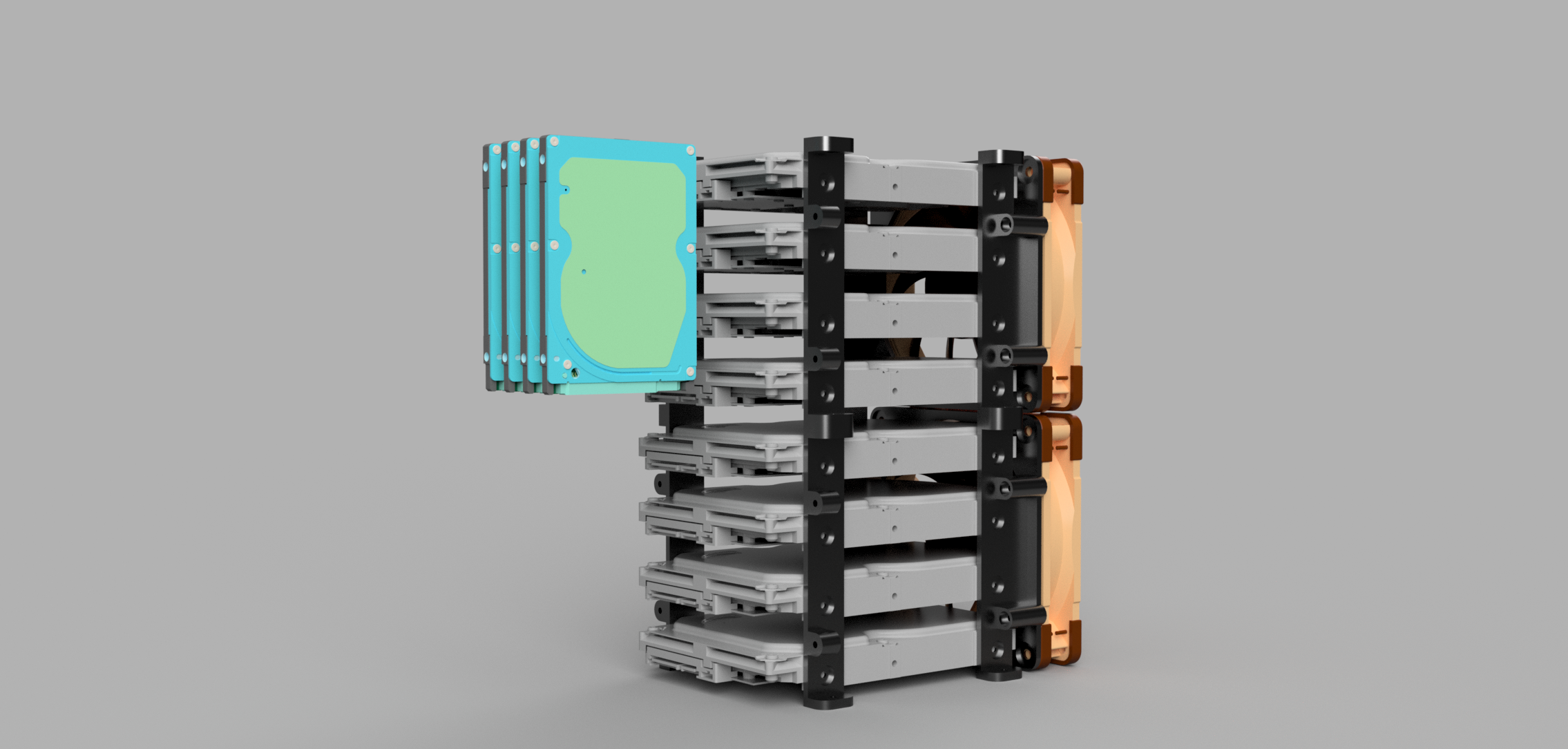 Modular 3.5" HDD Cage by D4rk Helmet | Download free STL model ...