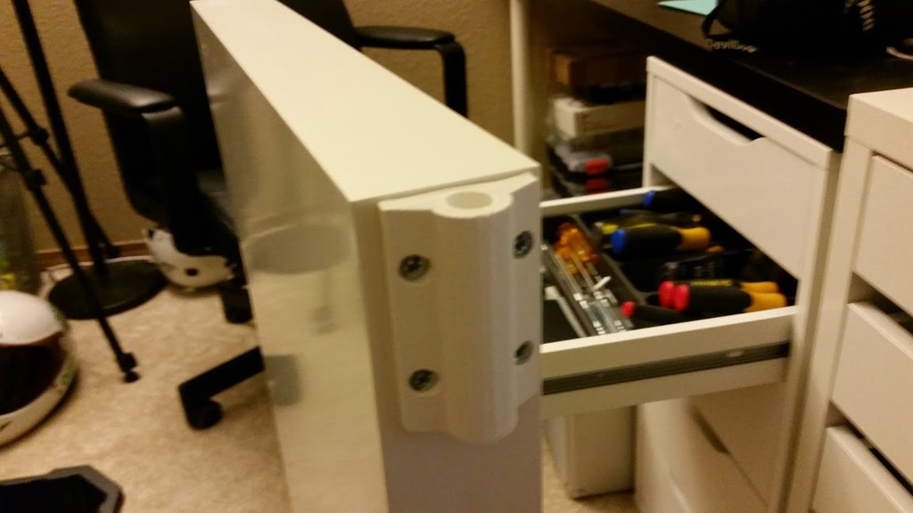 IKEA MALM Desk slide mechanism by KWA | Download free STL model ...