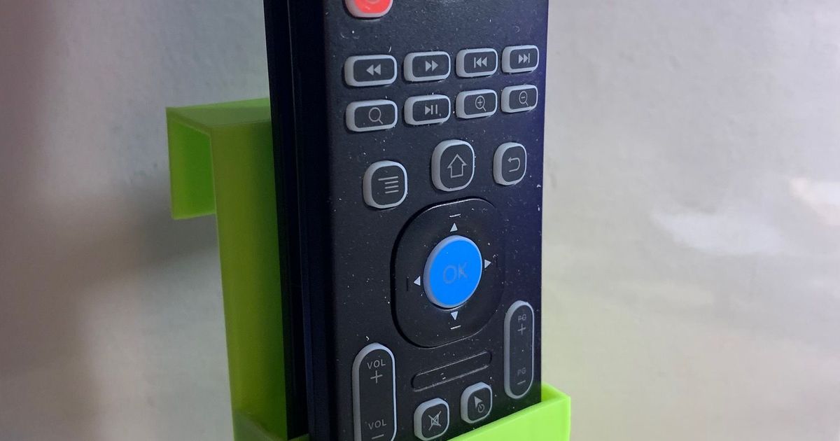 remote control holder by MrPerry | Download free STL model | Printables.com