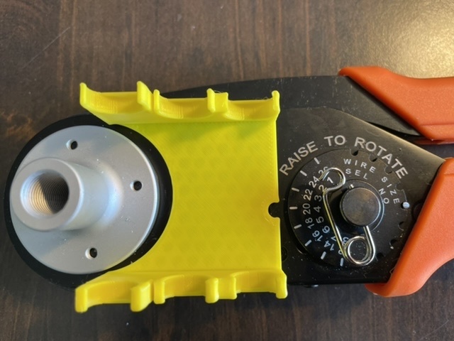 Crimp positioner holder for Astro/DMC/Iwiss M22520 indent crimper by ...