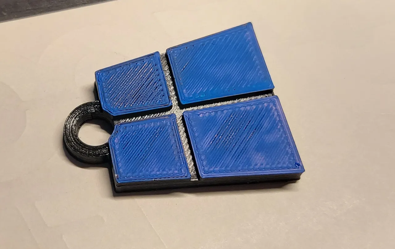Windows 10 logo keychain by GQinc | Download free STL model ...