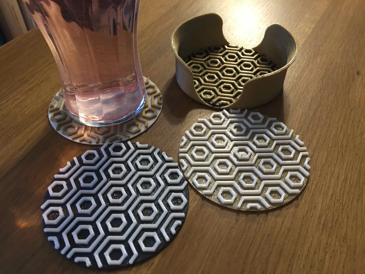 Style Coaster (bicolor) by erre_stvdio | Download free STL model ...
