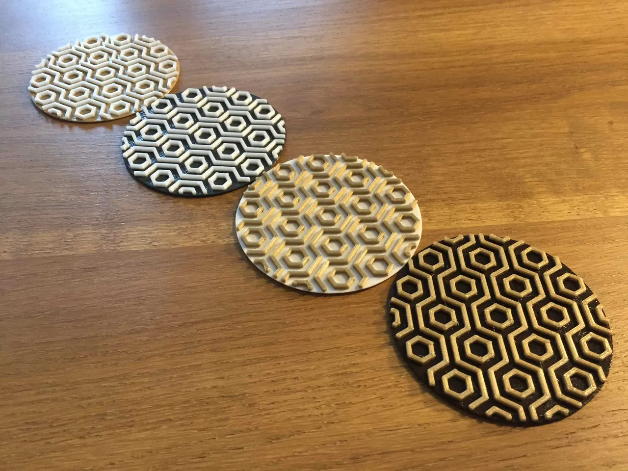 Style Coaster (bicolor) by erre_stvdio | Download free STL model ...