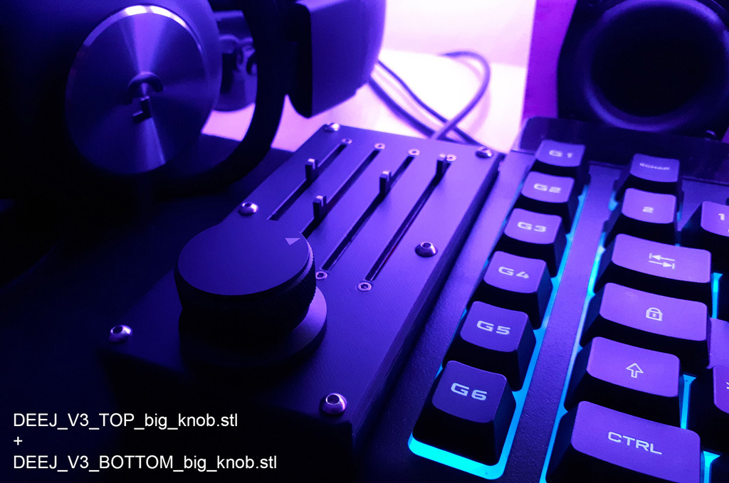 Deej enclosure v2 von remizik | Kostenloses STL-Modell herunterladen ...