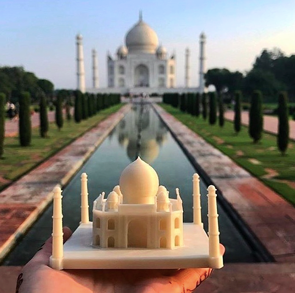 Taj Mahal - Agra , India by MiniWorld3D | Download free STL model ...