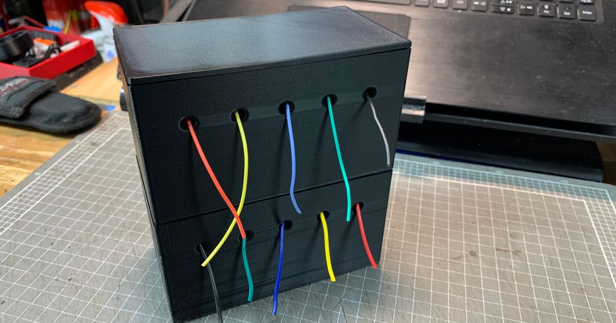 Silicone Wire Spool Storage Boxes - Stackable by Billd | Download free ...