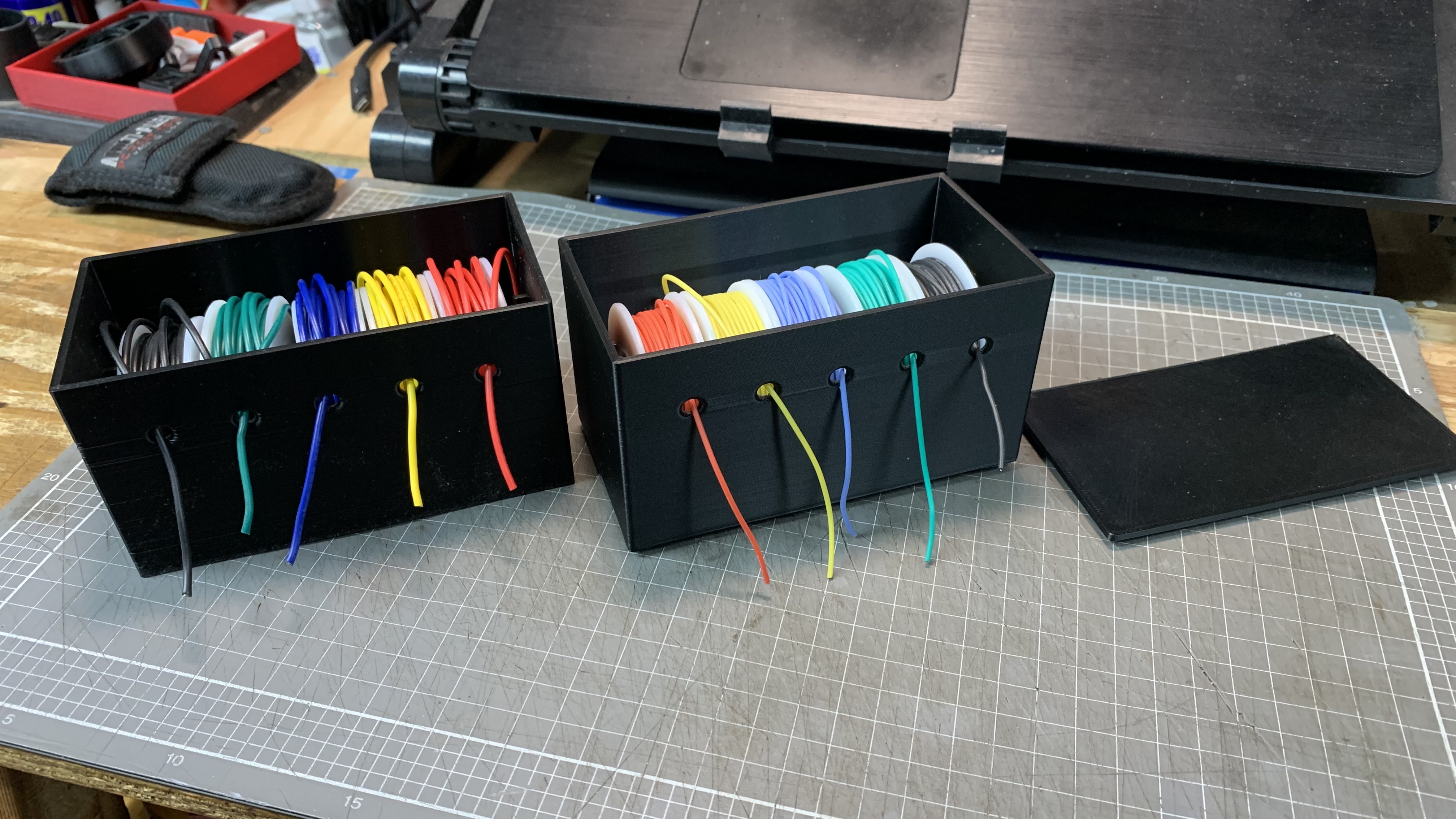Silicone Wire Spool Storage Boxes - Stackable by Billd | Download free ...