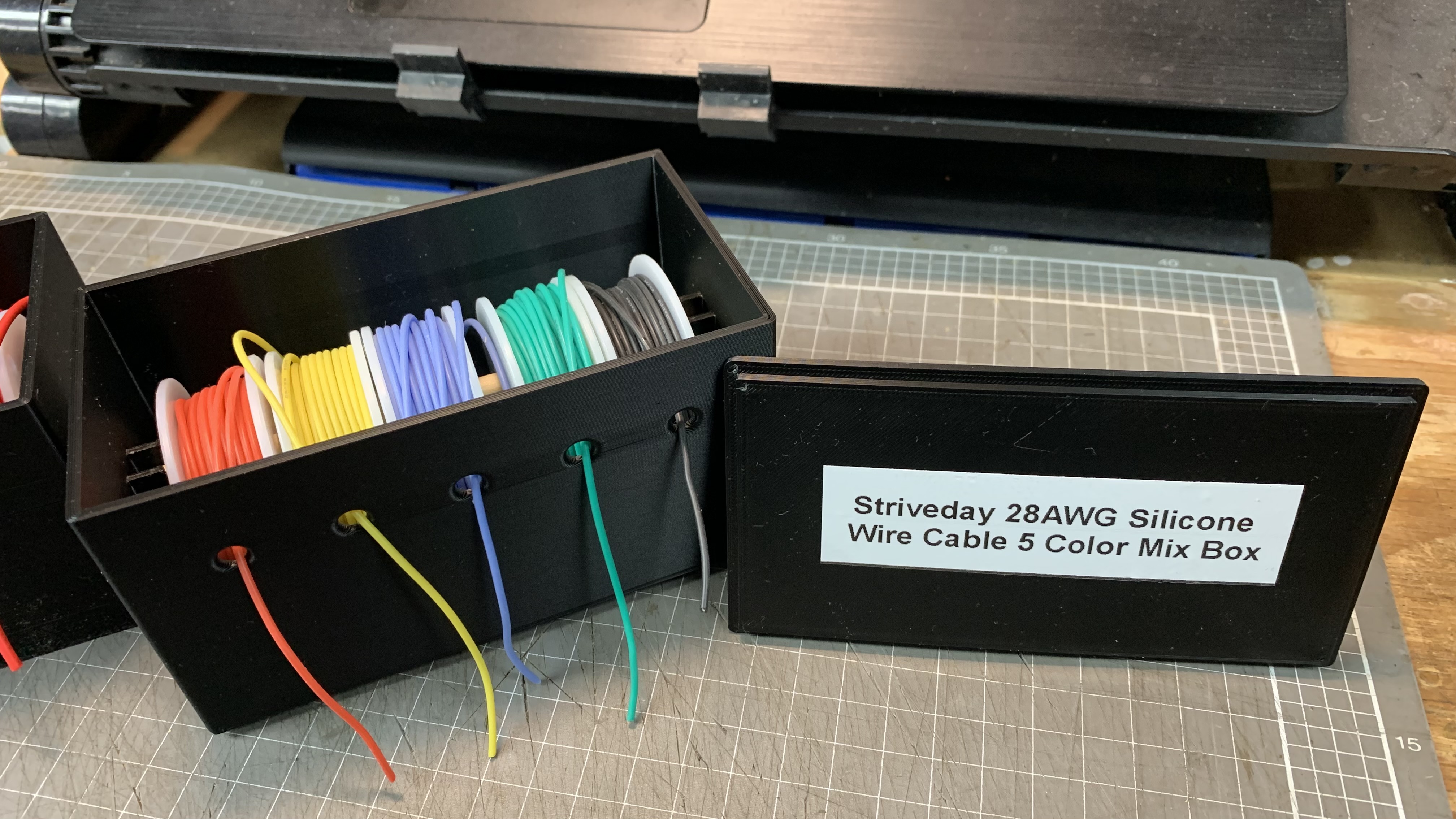 Silicone Wire Spool Storage Boxes - Stackable by Billd | Download free ...