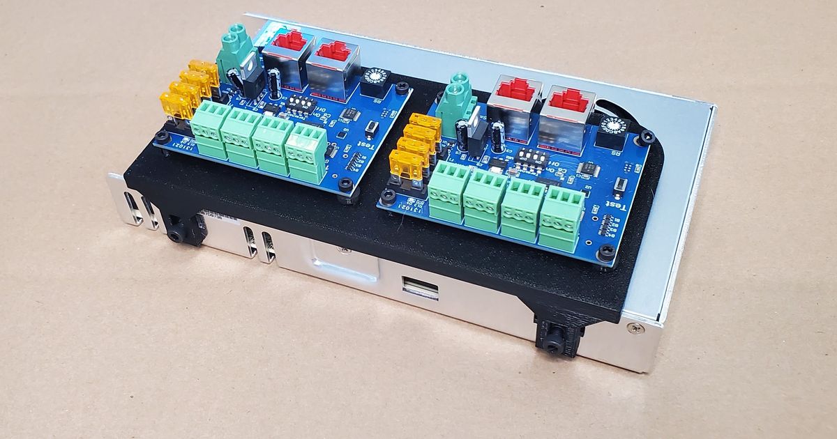 Falcon v2 - Dual Smart Receiver PSU Mount by Derik Whittaker | Download free STL model ...