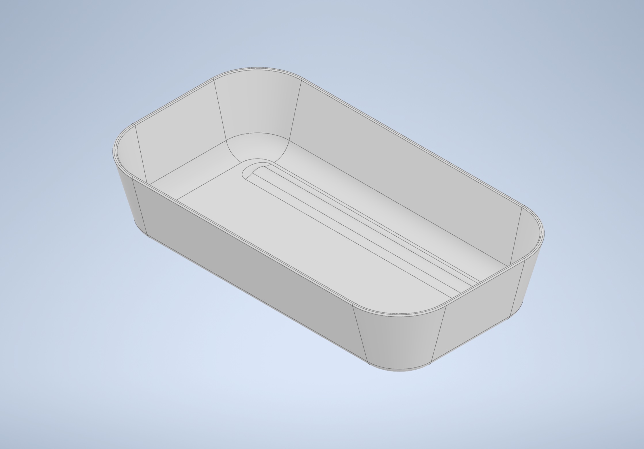 Simple Tray - 200x110x40mm by Chya | Download free STL model ...