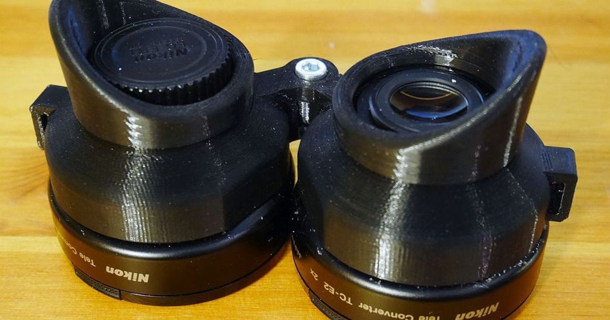 Nikon TC-E2 binocular shell by grzybu | Download free STL model ...