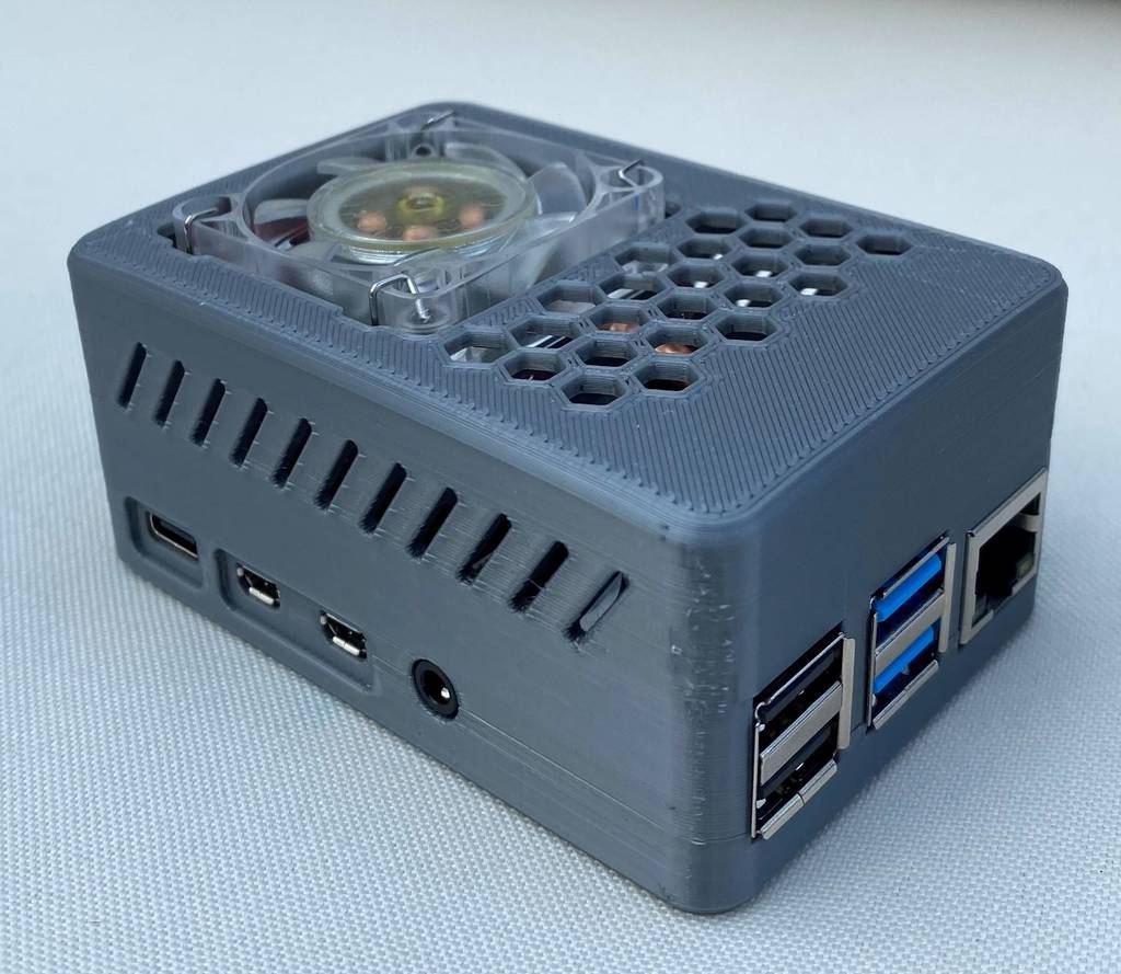 Raspberry Pi 4- Low Profile Ice Tower Cooler- Pi 4 Case von samurai1 ...