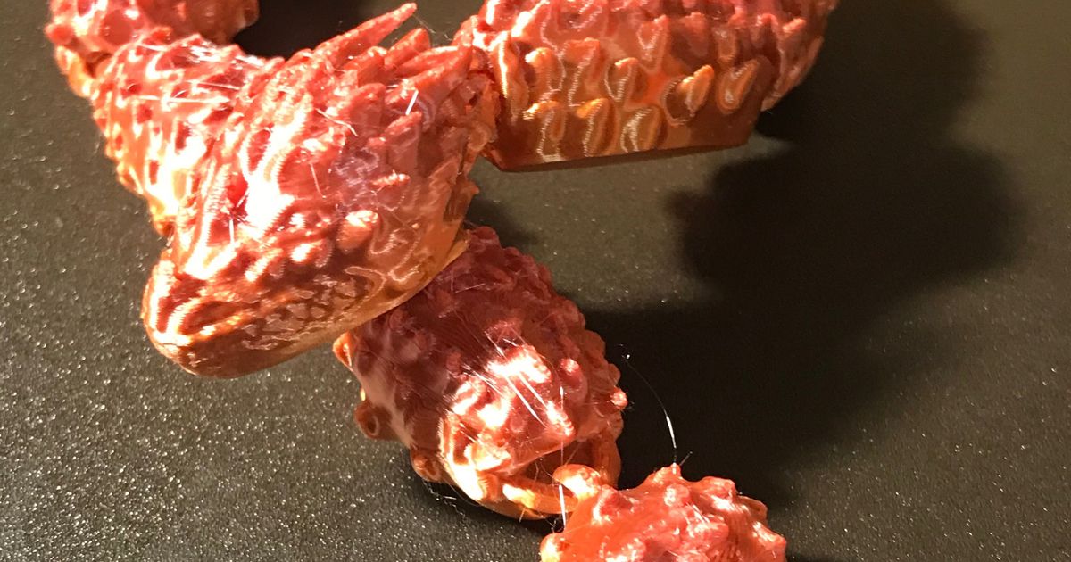 Articulated Dragon by Mac-lab 3d printing | Download free STL model ...