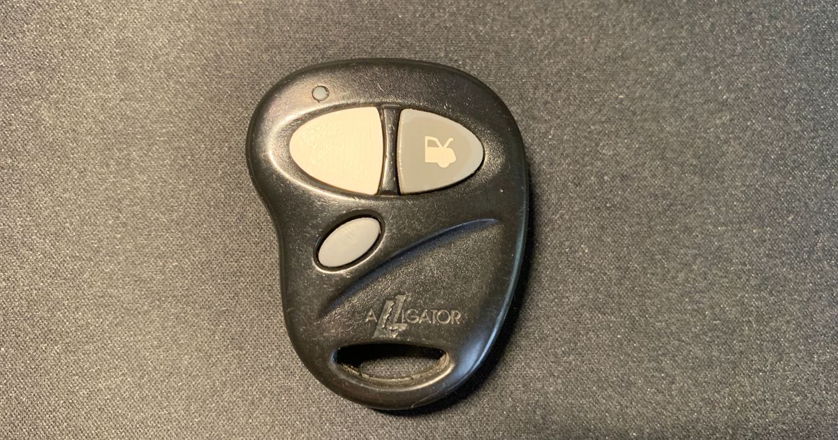 Alligator L-330 car alarm remote controller button replacement by Alexander Klimenko | Download ...