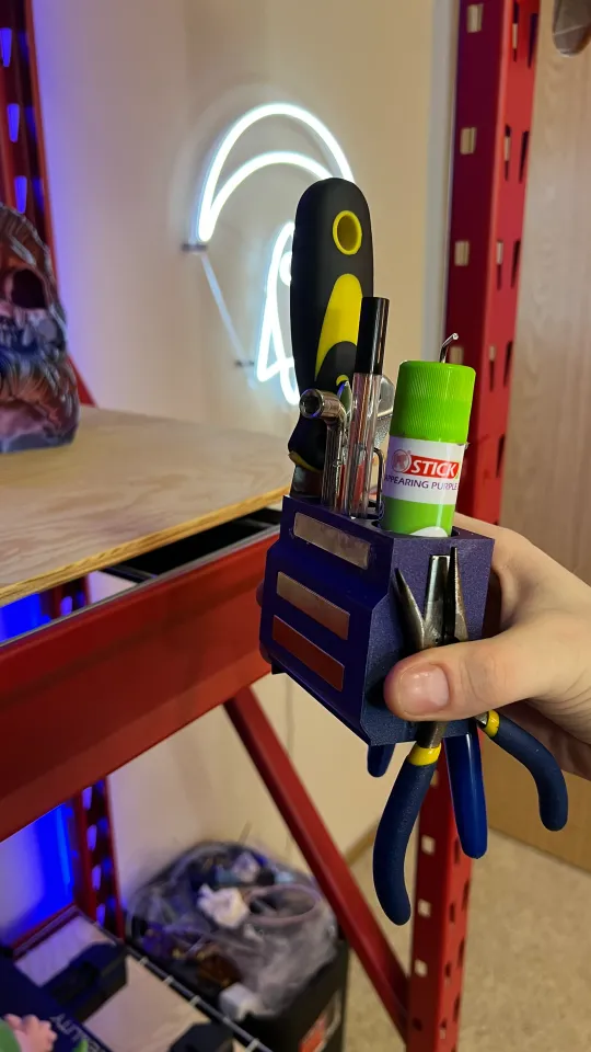 Husky Shelving Tool Holder by itsBoyinSpace | Download free STL model ...