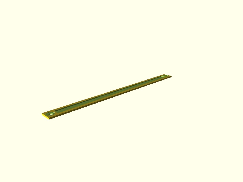 parametric lightbar for LED strips by ParametricFab | Download free STL ...