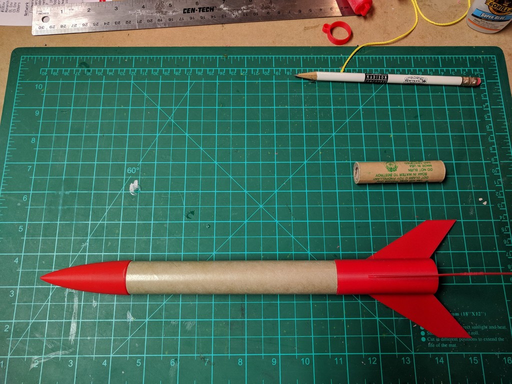 Alpha 3D Model Rocket by Mr Disintegrator | Download free STL model ...