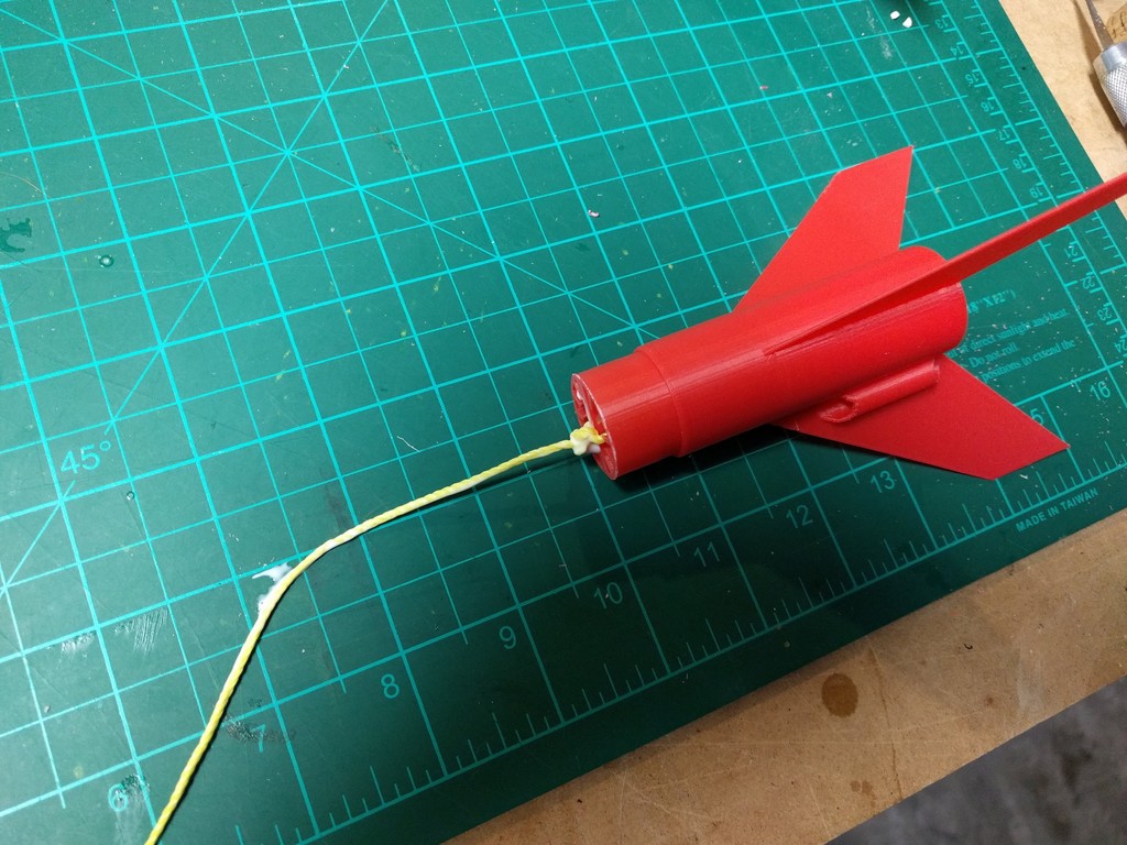 Alpha 3D Model Rocket by Mr Disintegrator | Download free STL model ...