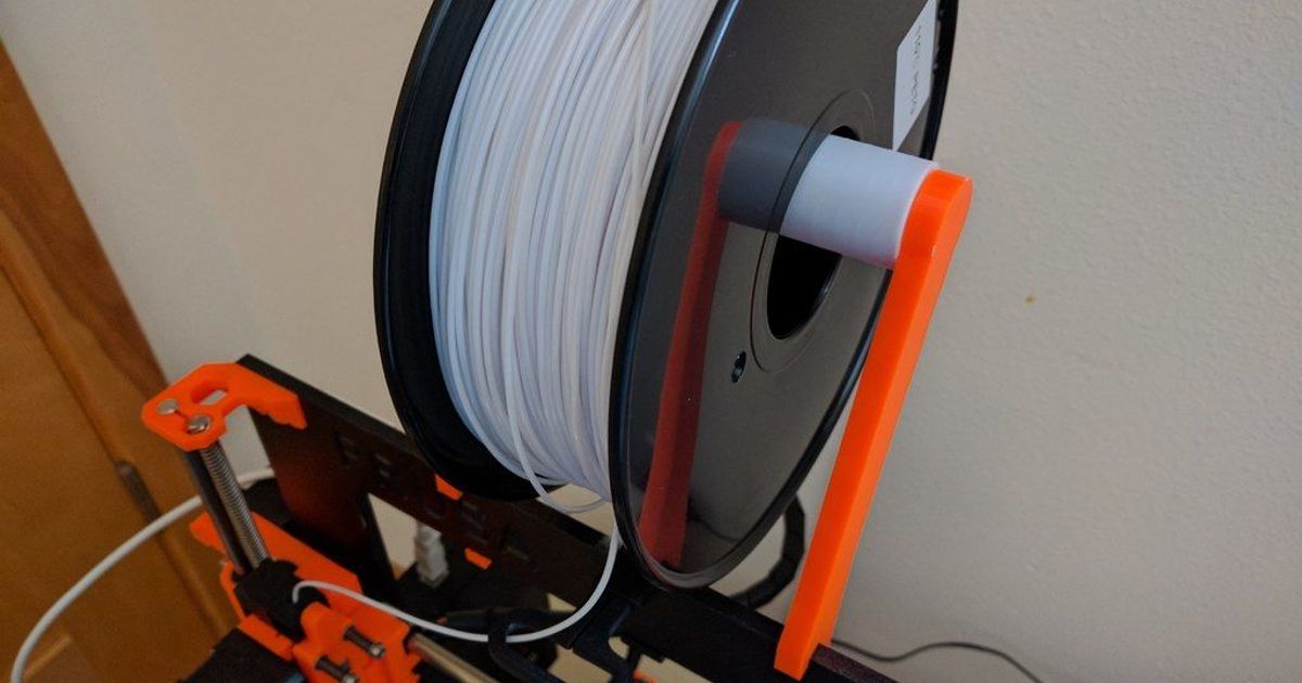 Prusa i3 spool holder shaft (MK2 or MK3 + alternative spool holder) by ...